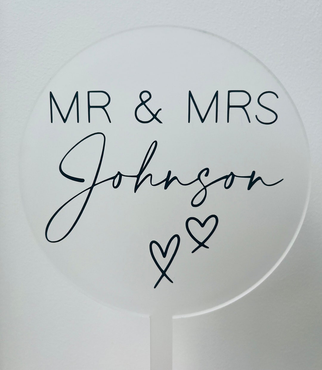 Acrylic Cake Topper Personalised Cake Topper Cake Topper Custom Cake
