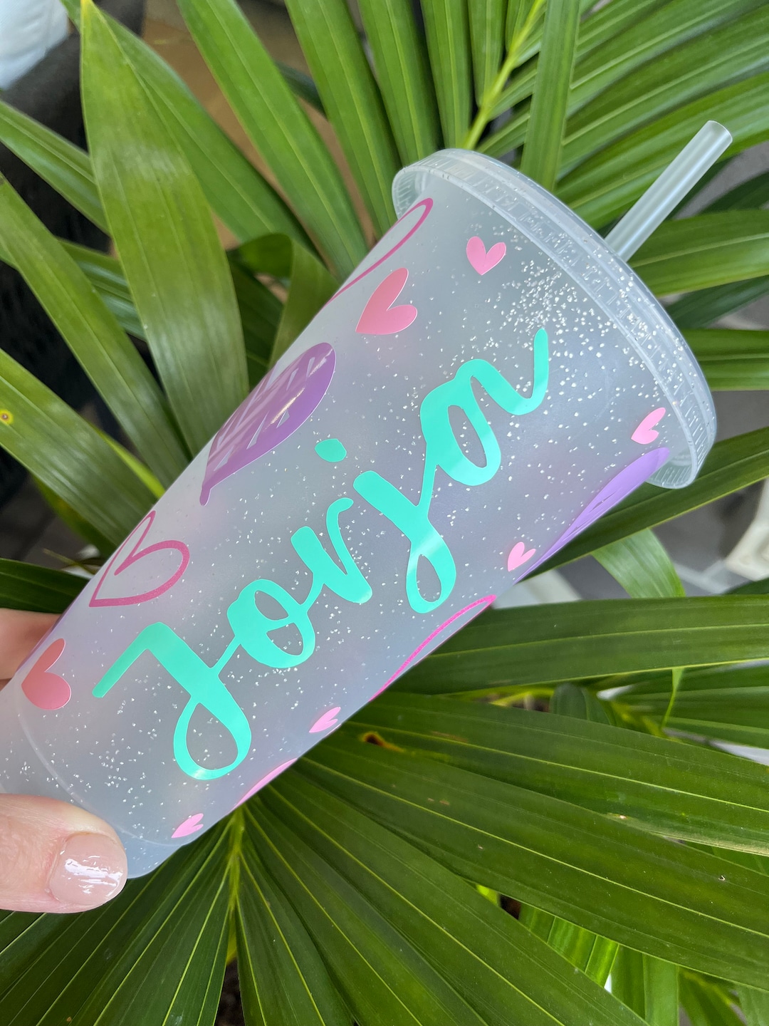 Cold Cup Starbucks Cup Hearts Cold Cup Personalised Cups Custom Cold ...