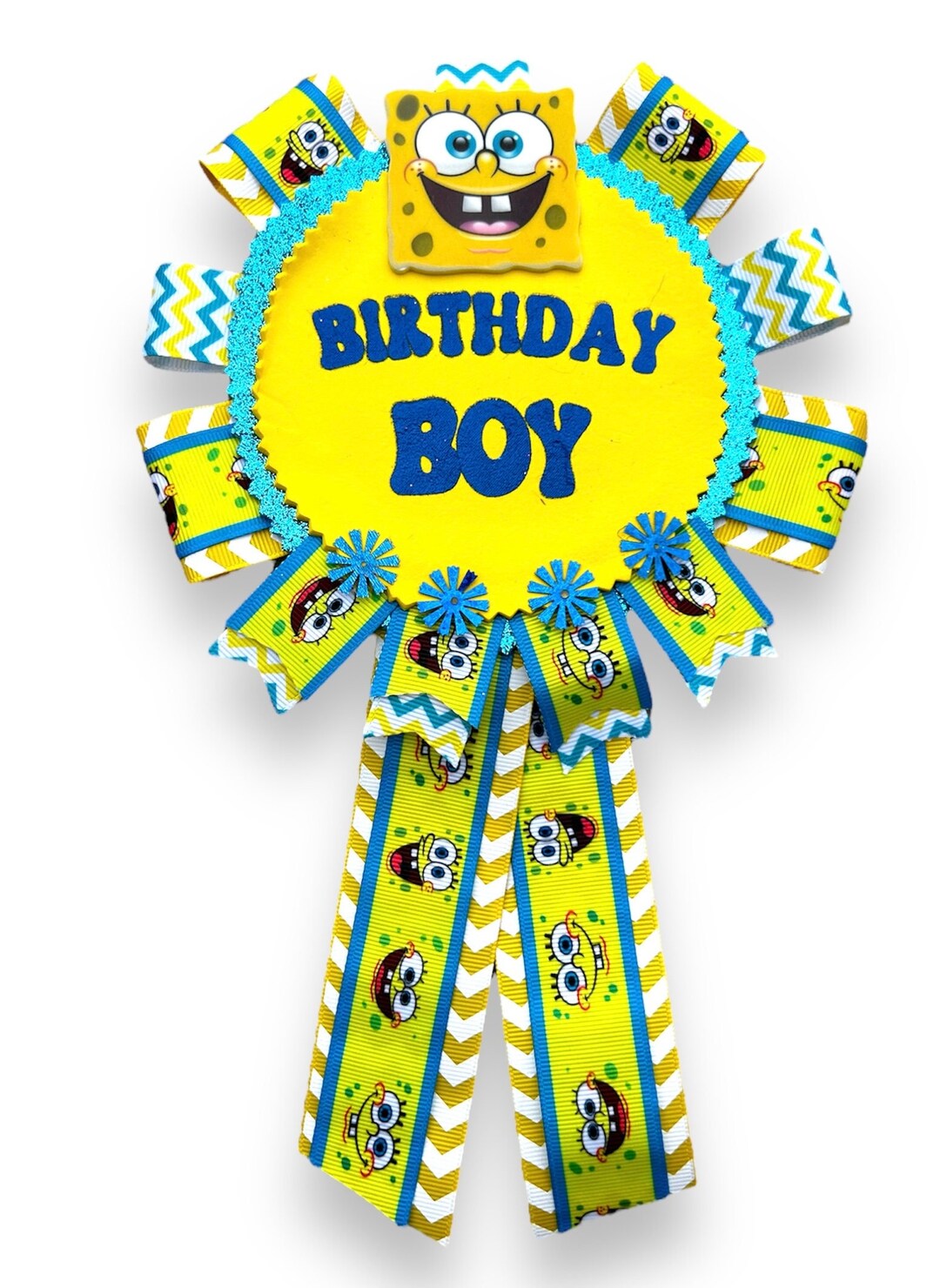 Yellow Bob birthday Boy Badge Ribbon - Etsy