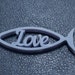 3D Printed Christian Fish : Jesus Faith Hope Love and Cross - Etsy