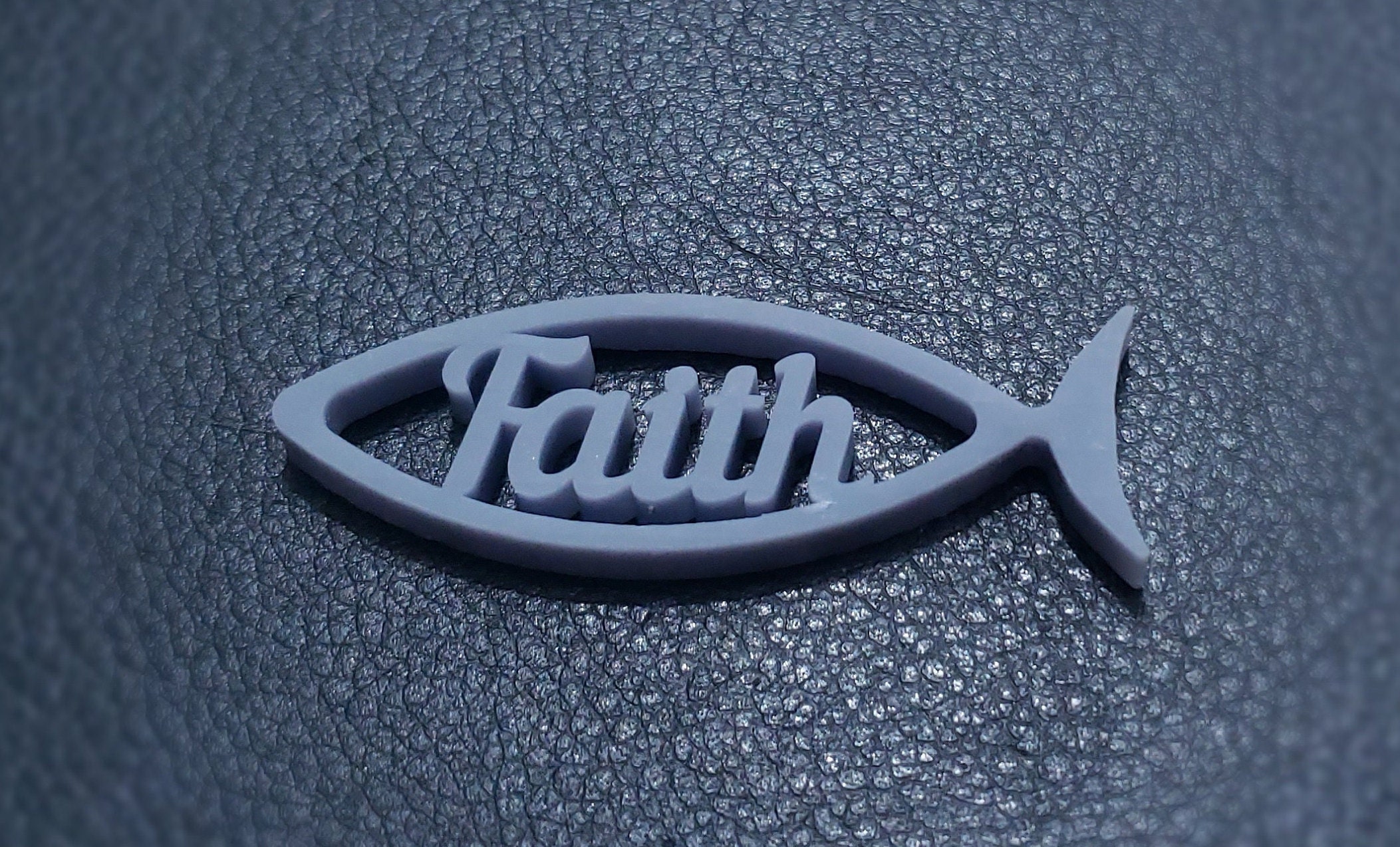 3D Printed Christian Fish : Jesus Faith Hope Love and Cross - Etsy