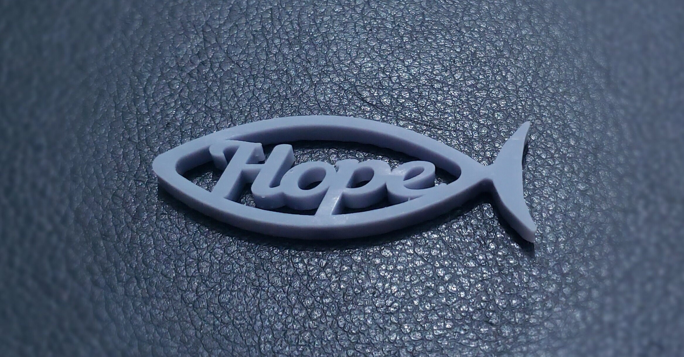 3D Printed Christian Fish : Jesus Faith Hope Love and Cross - Etsy