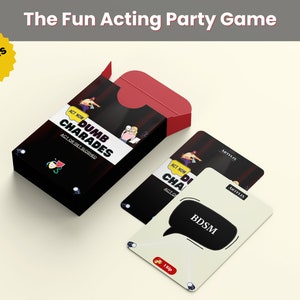 Dumb Charades Dirty Adult Game Cards, Funny Printable Card Games, Date ...