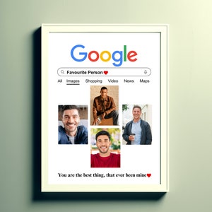 Personalized Valentine Day Gift, Birthday Gift, Google Photo Frame ...