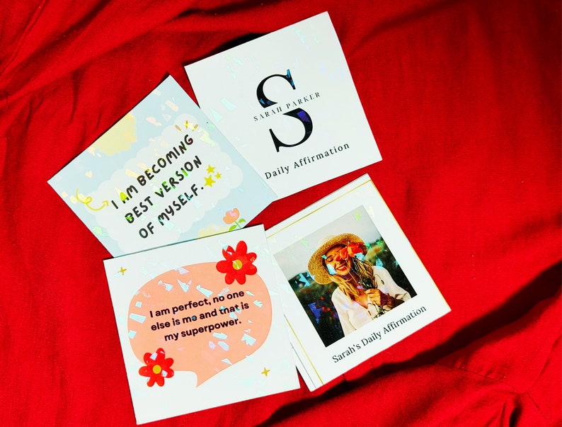 100 Daily Affirmation Cards 2024, Personalization Affirmation Deck ...
