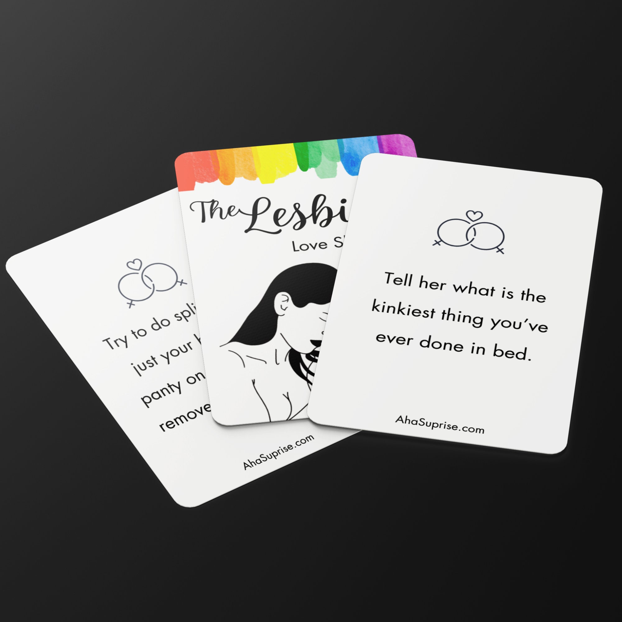Lesbian Card Game, Date Night Games, Romantic Couple Card Game ...