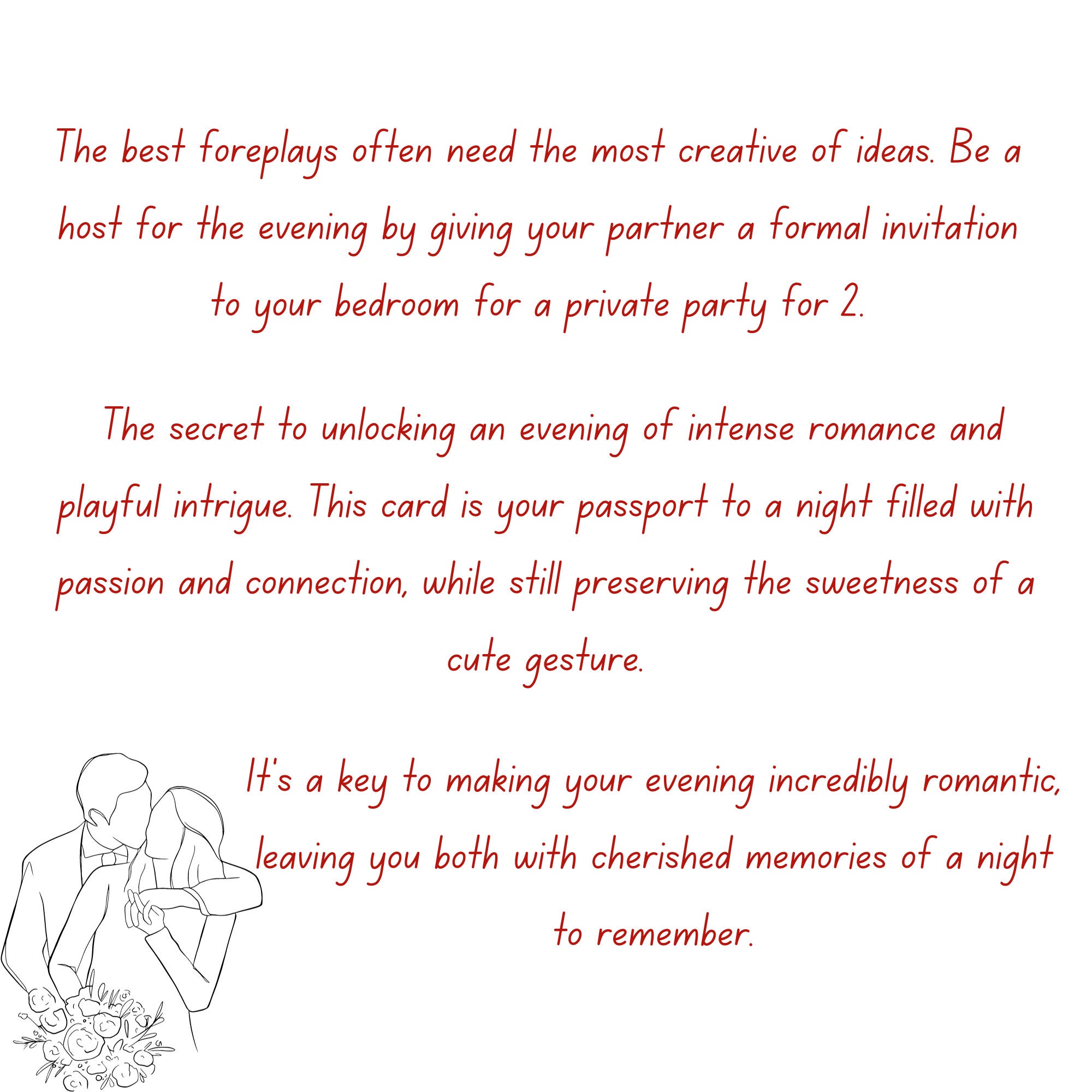 Adult Date Night Card Foreplay Invite Card, Couple Date Night ...