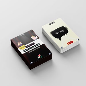 Dumb Charades Dirty Adult Game Cards, Funny Printable Card Games, Date ...