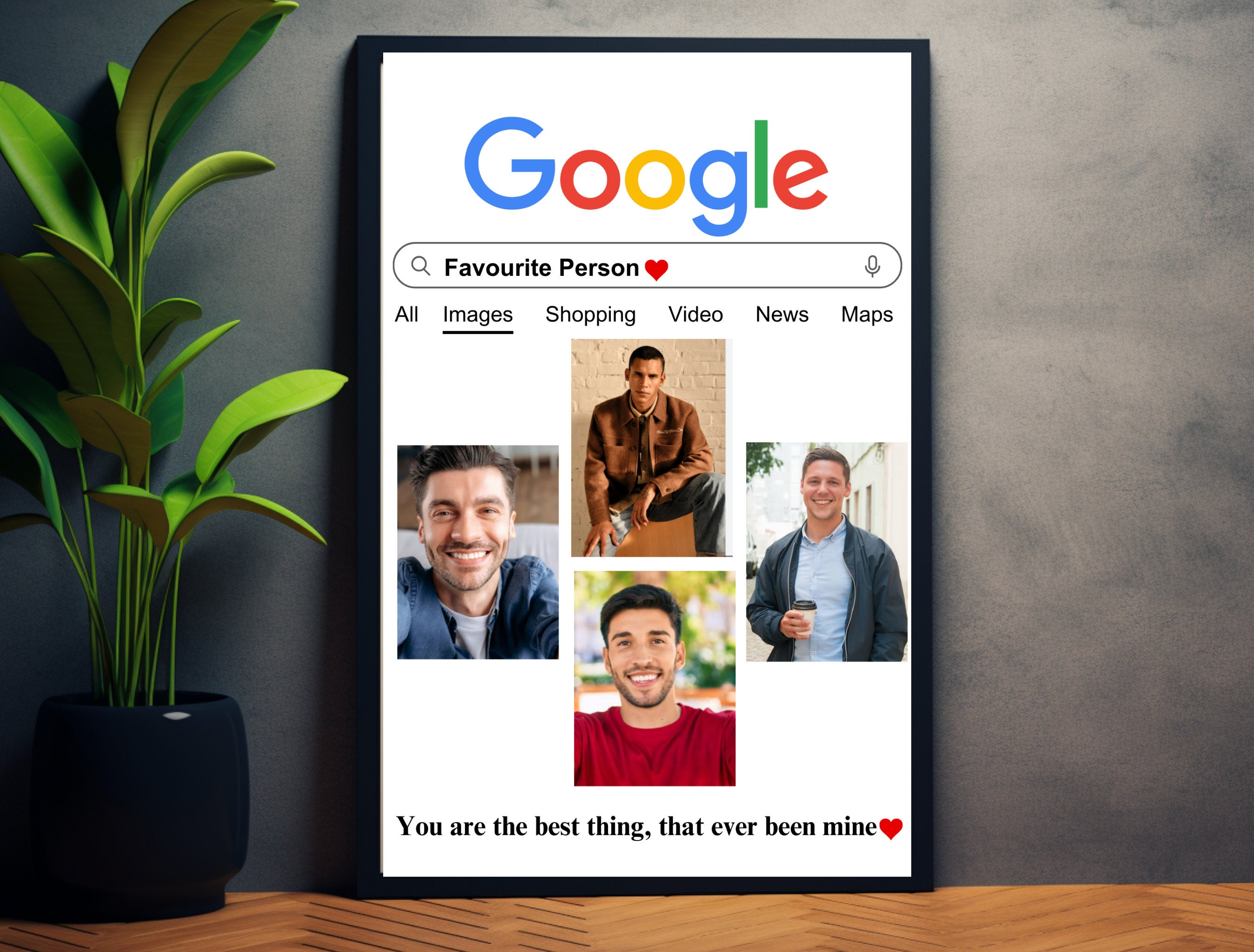 Personalized Valentine Day Gift, Birthday Gift, Google Photo Frame ...