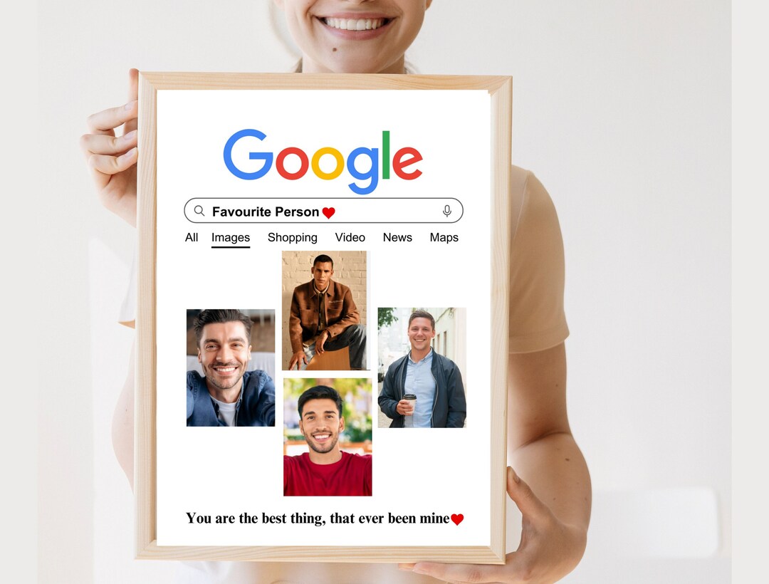 Personalized Valentine Day Gift, Birthday Gift, Google Photo Frame ...