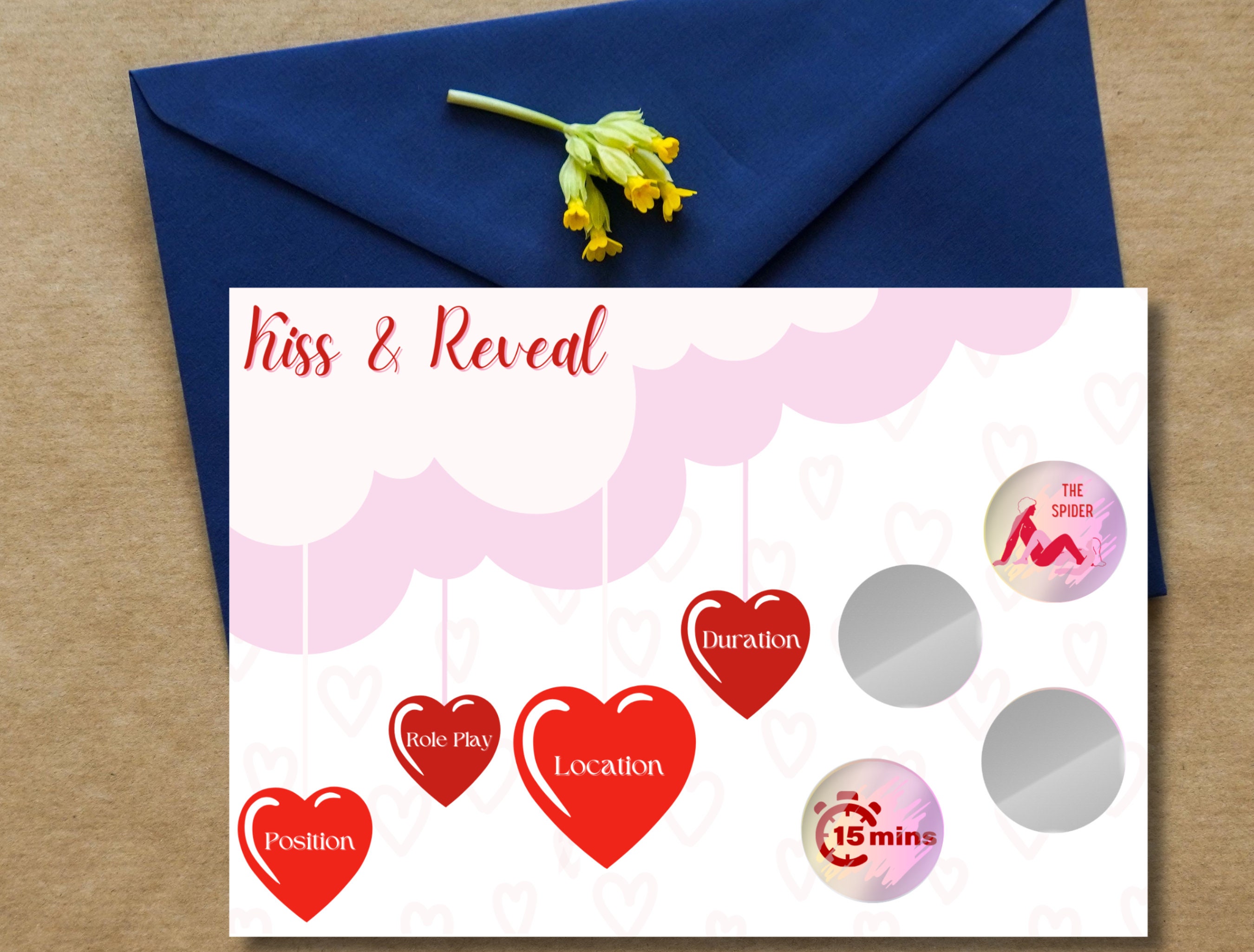 Pack of 2 Naughty Scratch Cards Birthday Gift for Her, Gift for ...