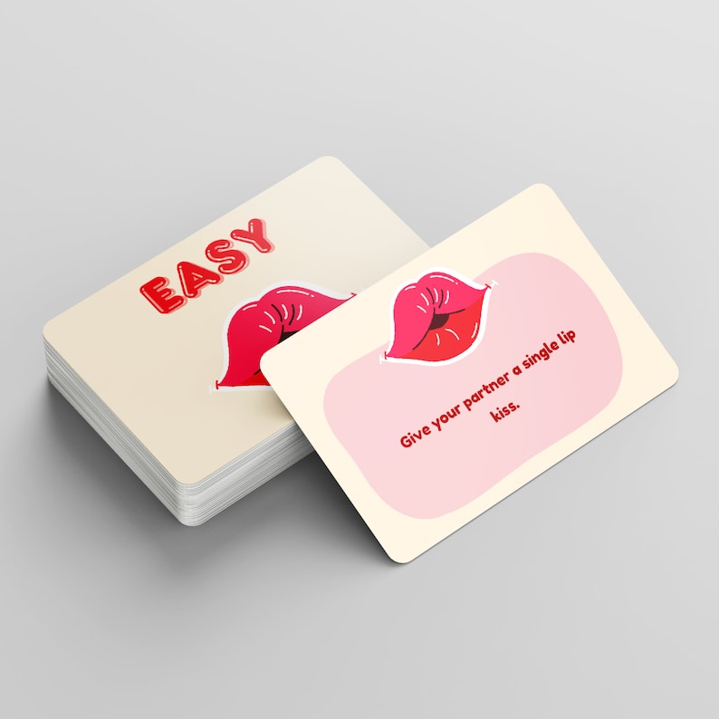 Kisshathon Intimacy Card Game: Romantic Date Night (digital Download ...