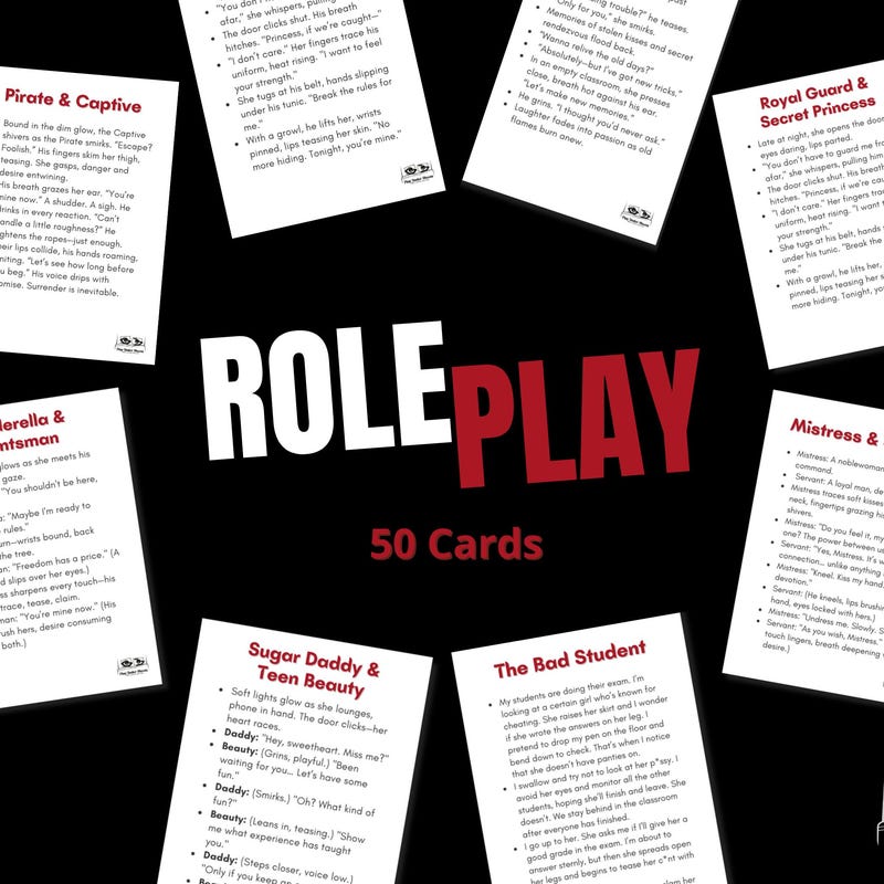 Couples Role Play Cards - Etsy