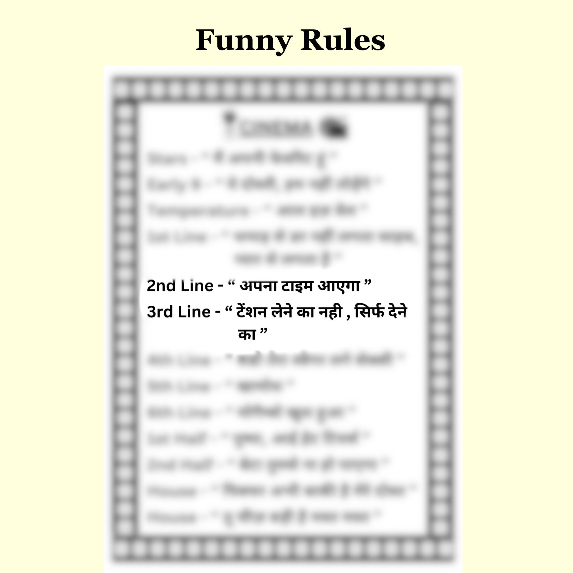 Housie Tickets for Ladies Kitty Party Games, 50 Movie Theme Tambola ...