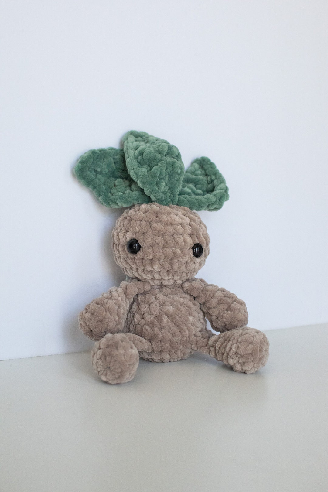 MADE TO ORDER Mandrake Pal Crochet Plushie Amigurumi Stuffed Animal - Etsy