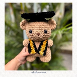 PATTERN ONLY for a Graduation Bear Crochet Amigurumi Plush - Etsy
