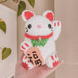 PATTERN ONLY for a Lucky Cat Crochet Amigurumi Plush - Etsy