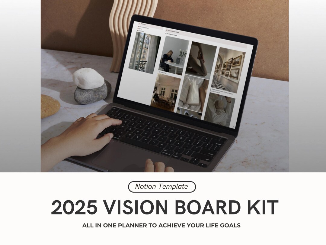2025 Vision Board Kit & Life Planner | Goal Tracker | Notion Template ...