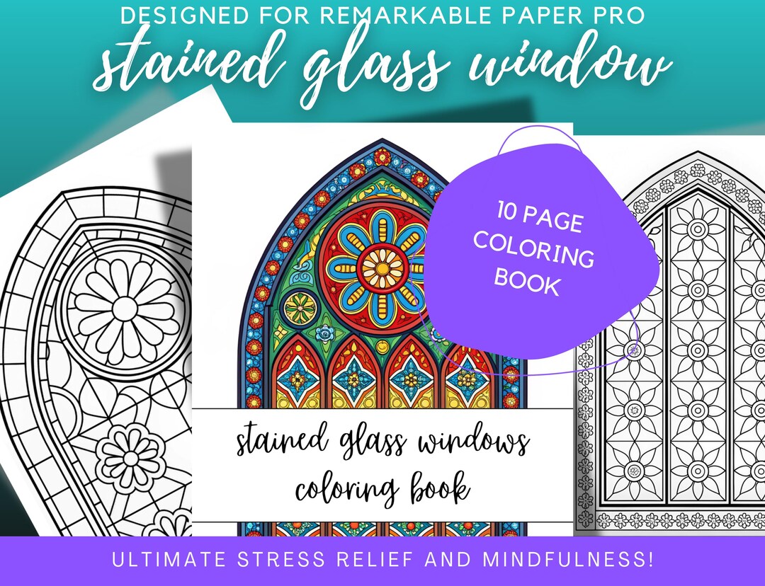 Coloring Book for Remarkable Paper Pro Template Coloring Hyperlinked ...