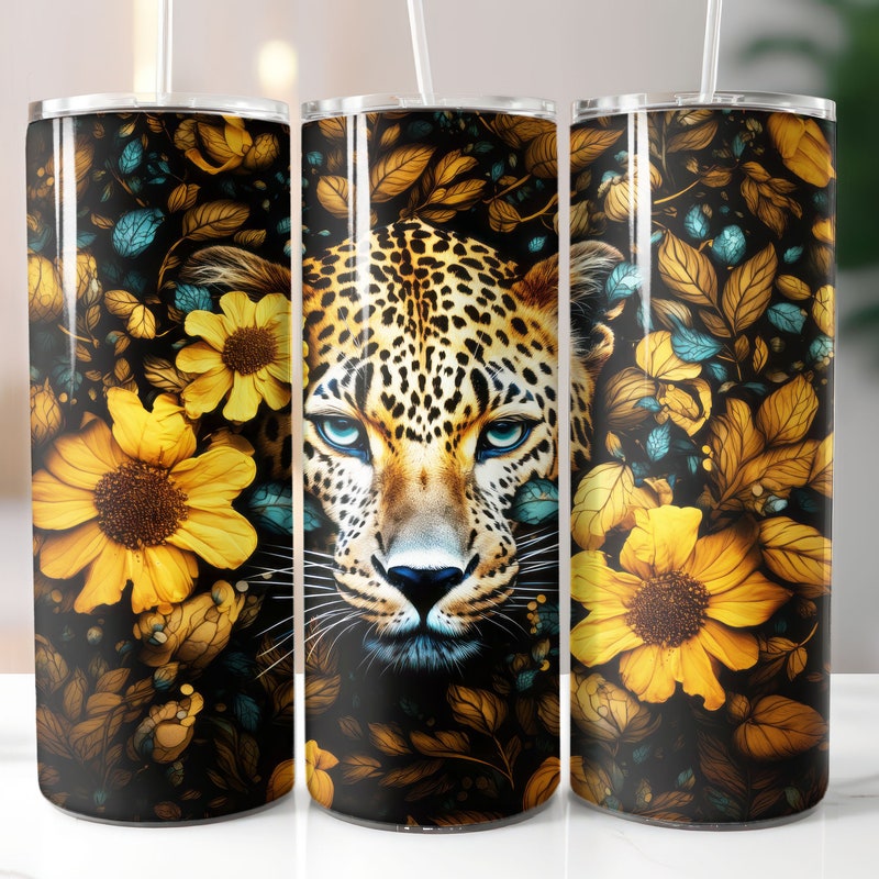 Leopard Tumbler - Etsy