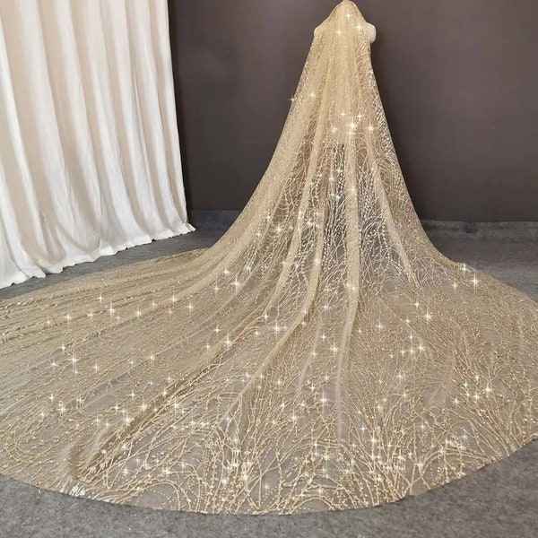 Champagne Veil - Etsy