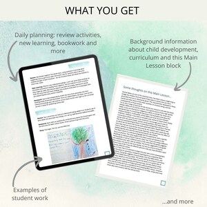 Animal Fables Form Drawing Second Grade Class Two Literacy LA Main ...