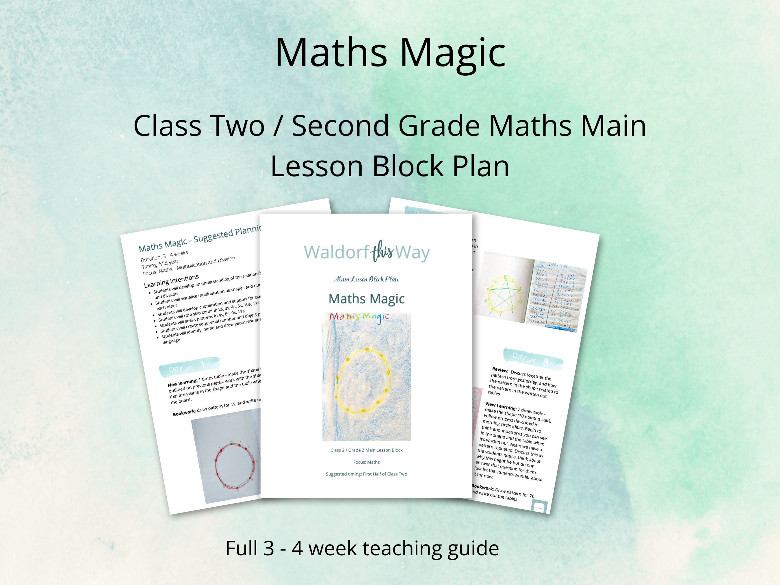 Maths Magic Second Grade Math Main Lesson Block Curriculum Planning ...