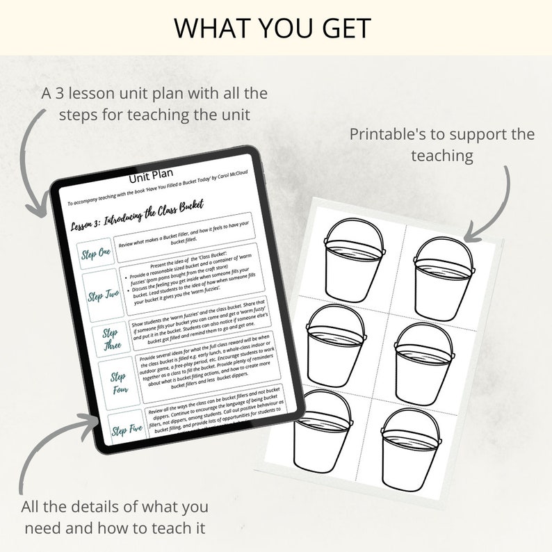 Building a Classroom of Kindness: the Bucket Filling Unit - Printable ...
