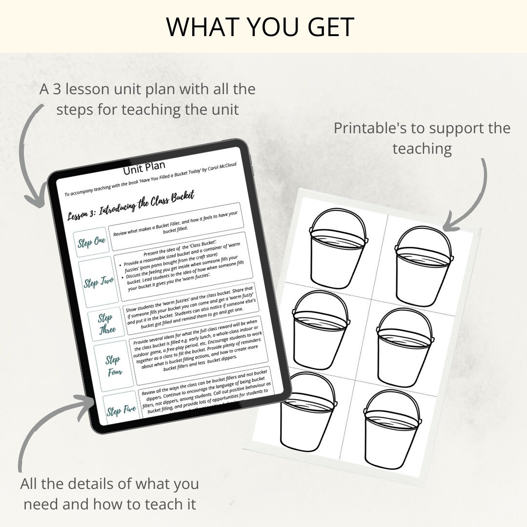 Building a Classroom of Kindness: the Bucket Filling Unit Printable SEL ...