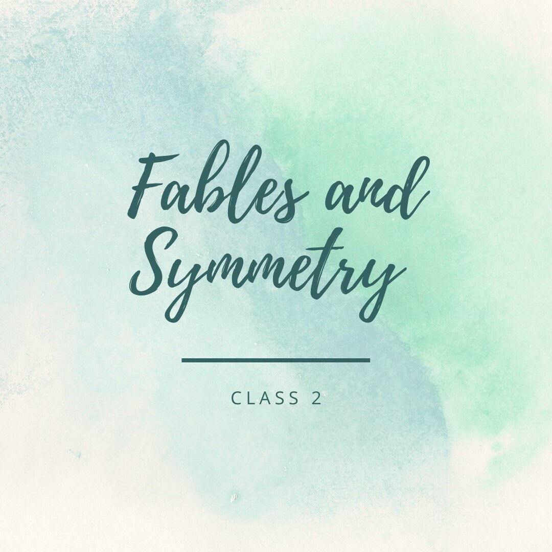 Fables and Symmetry Main Lesson Block Class 2 - Etsy