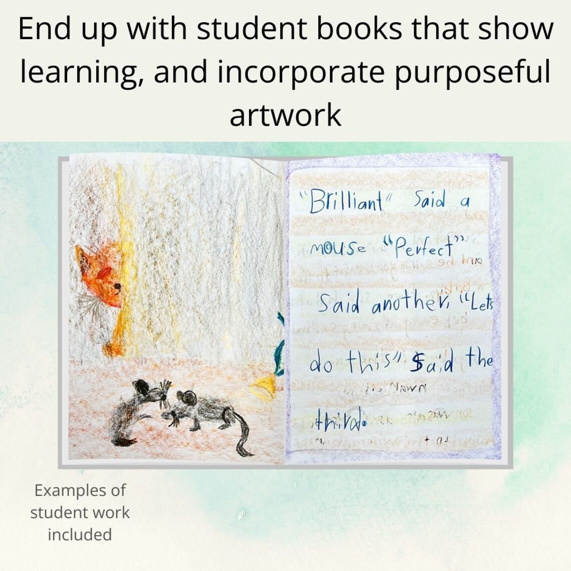 Animal Fables Form Drawing Second Grade Class Two Literacy LA Main ...