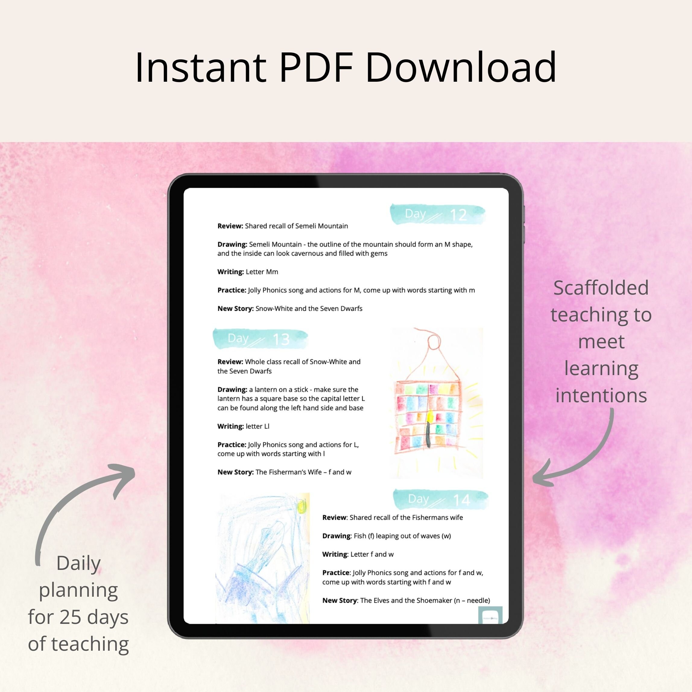 Introduction to the Alphabet First Grade Language Arts Main Lesson ...