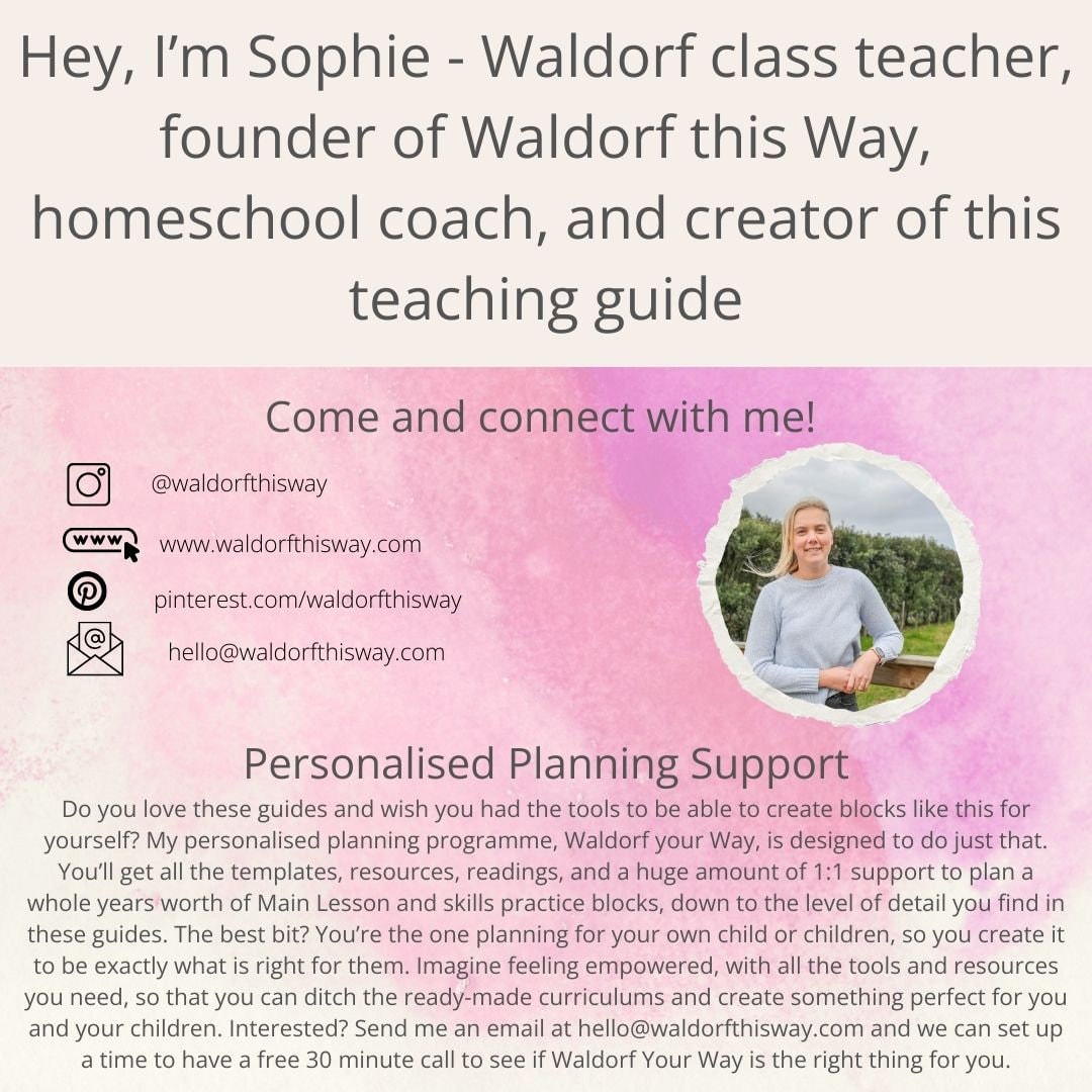 Introduction to the Alphabet First Grade Language Arts Main Lesson ...