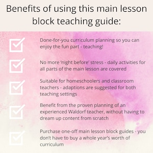 Introduction to the Alphabet First Grade Language Arts Main Lesson Block Curriculum Planning ...