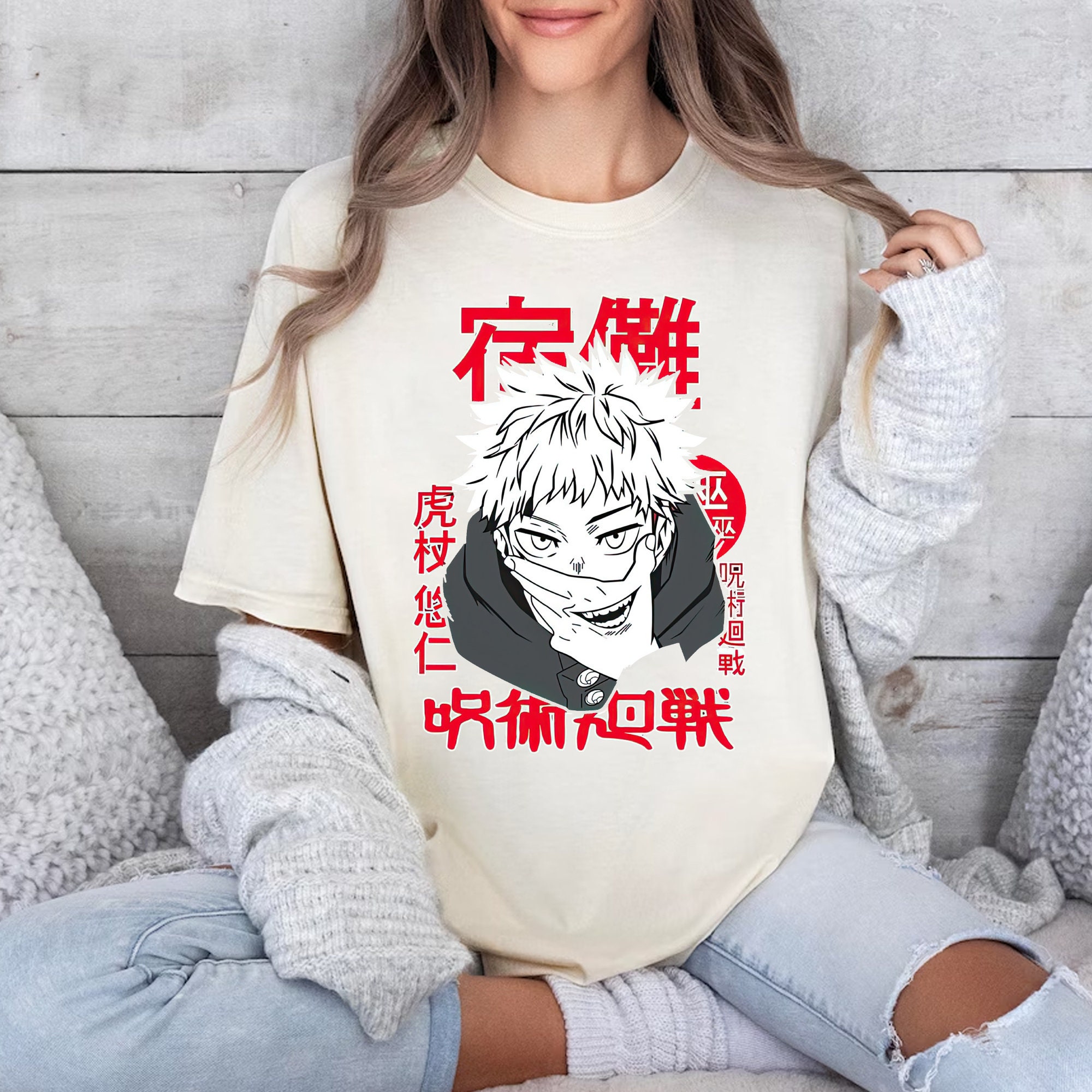 Anime Ryomen Sukuna Shirt Anime Lover Shirt Anime - Etsy