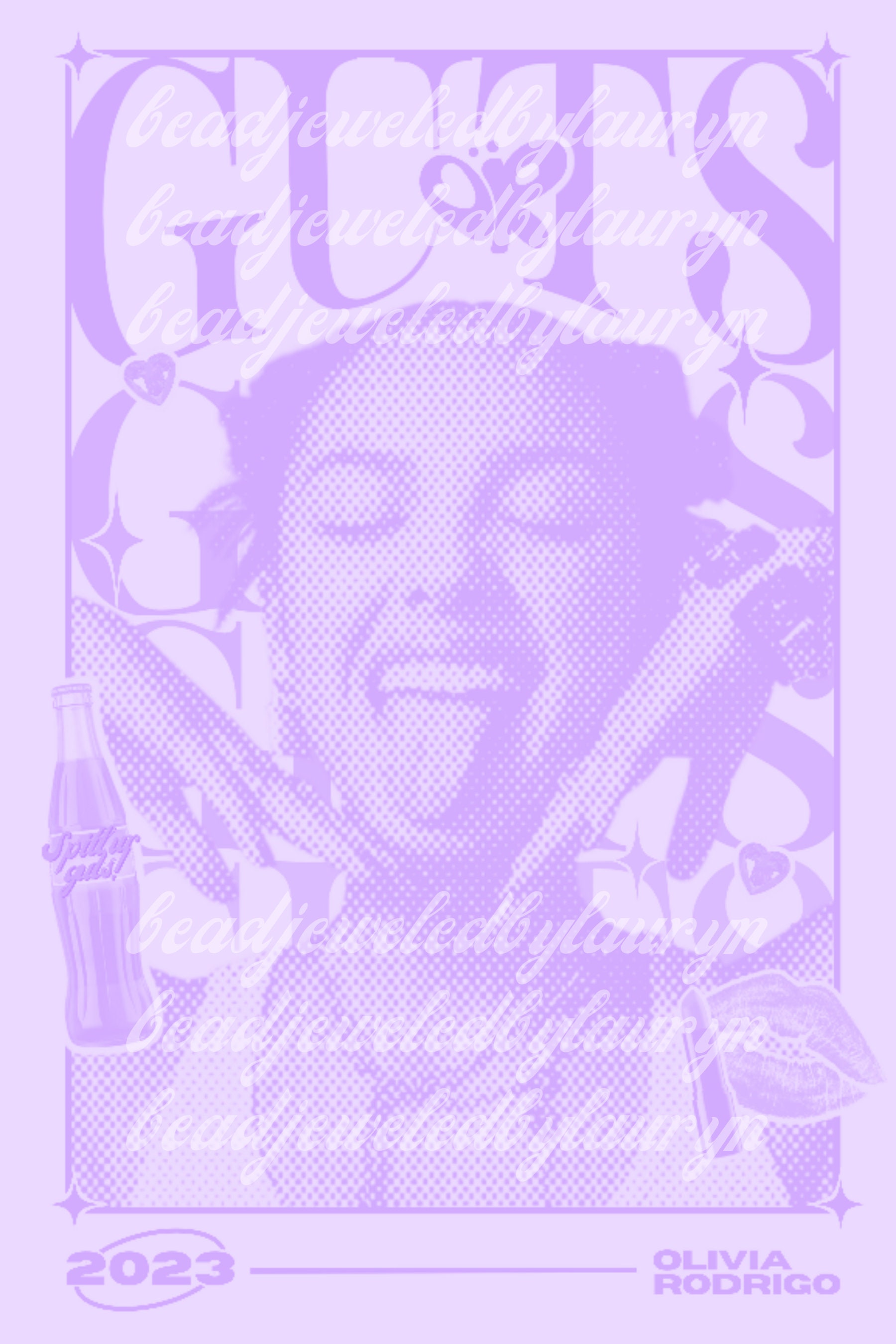 Olivia Rodrigo 'guts' Poster Digital Download, Guts Album, Olivia ...