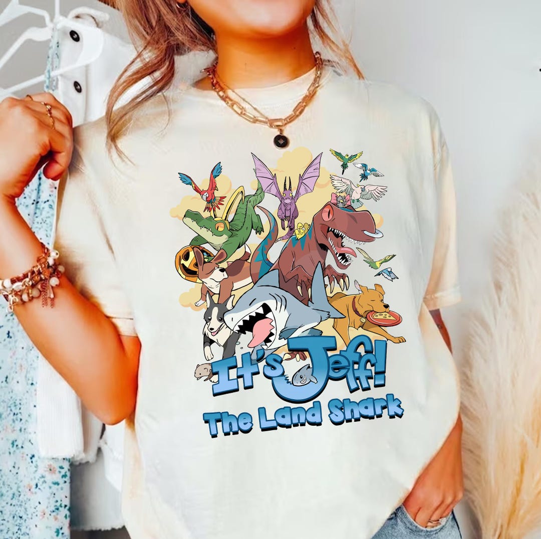 It's Jef.f the Land Shark and Friends Shirt, Shark Superhero Shirt ...