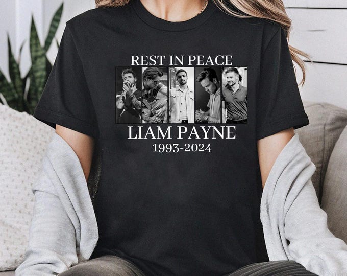 Liam Payne Tribute Shirt, RIP Liam Payne Sweater, in Memory of Liam ...