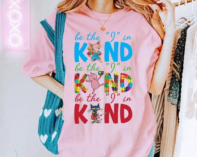 Book Characters Be the I in Kind Shirt, Choose Kindness Shirt, Feminist ...