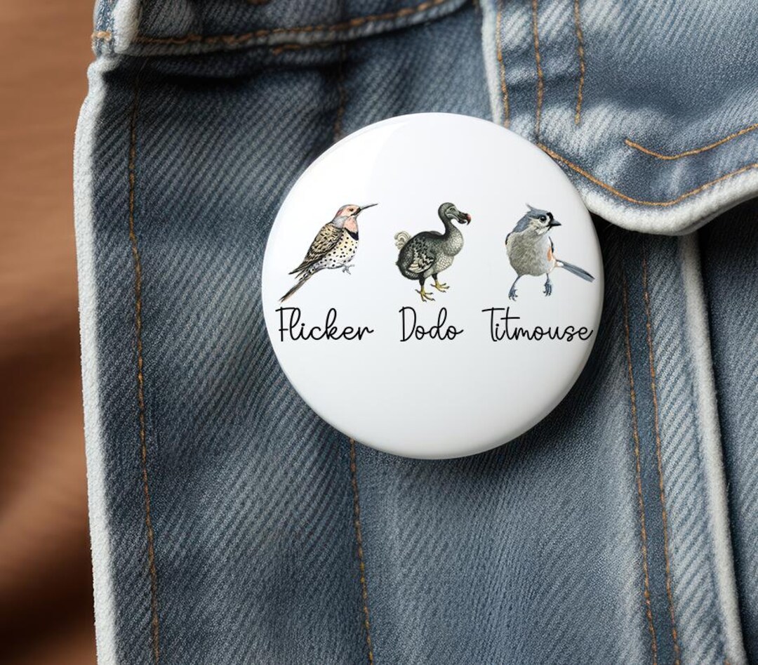 Anti Maga Bird Pin Buttons in 3 Sizes, Subtle FDT Pin, Anti Maga Bird ...