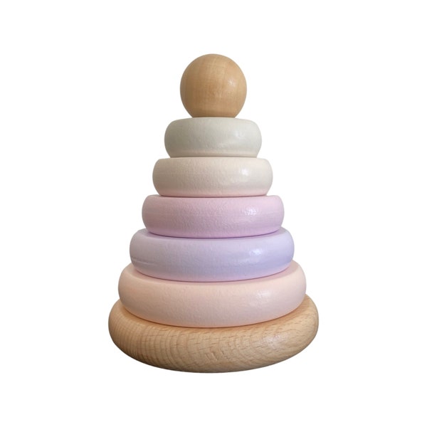Wooden Ring Stacker - Etsy