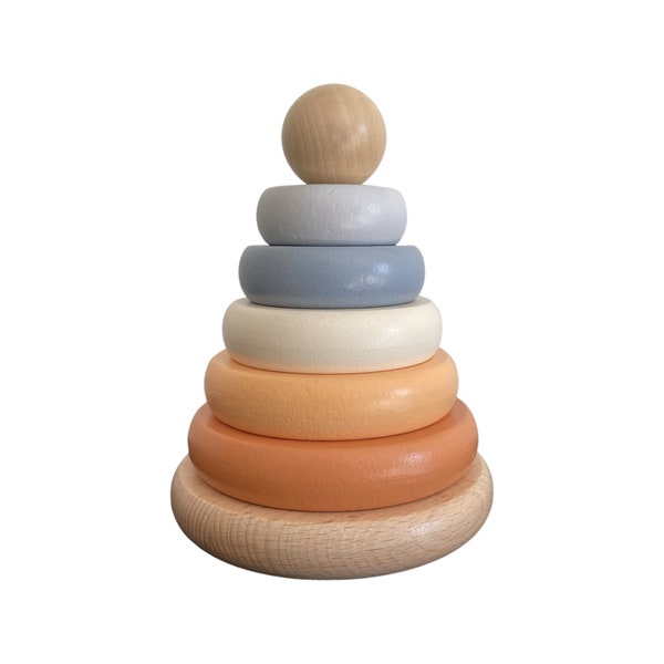 Wooden Ring Stacker - Etsy