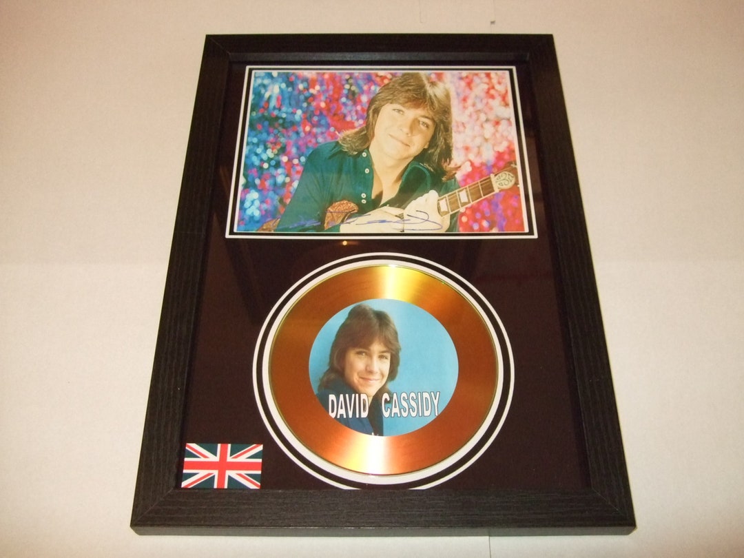 David Cassidy Signed Mount Framed - Etsy