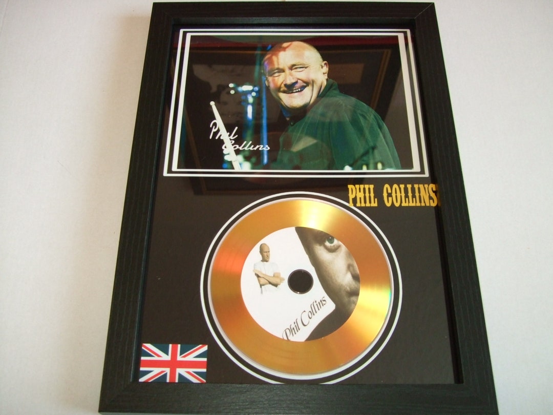 Phil Collins Signed Mount Framed - Etsy