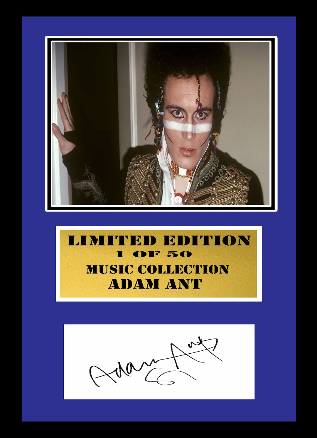 Adam Ant Signed Mount - Etsy