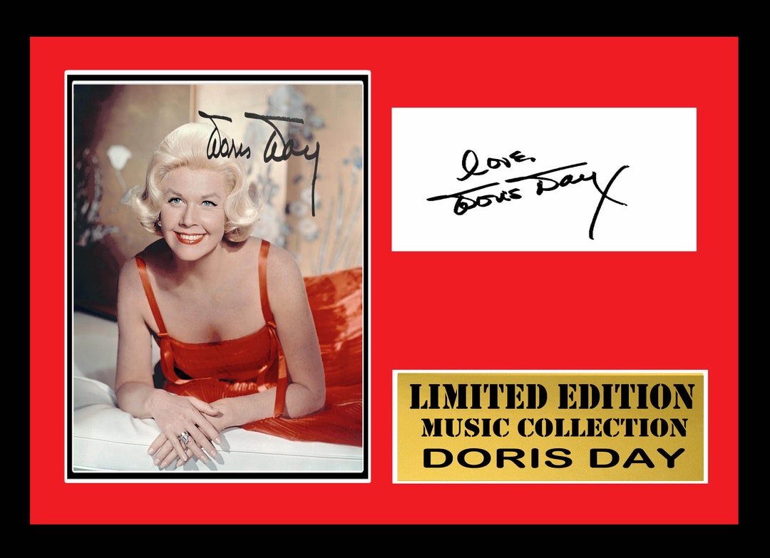 Doris Day Signed Mount Framed - Etsy