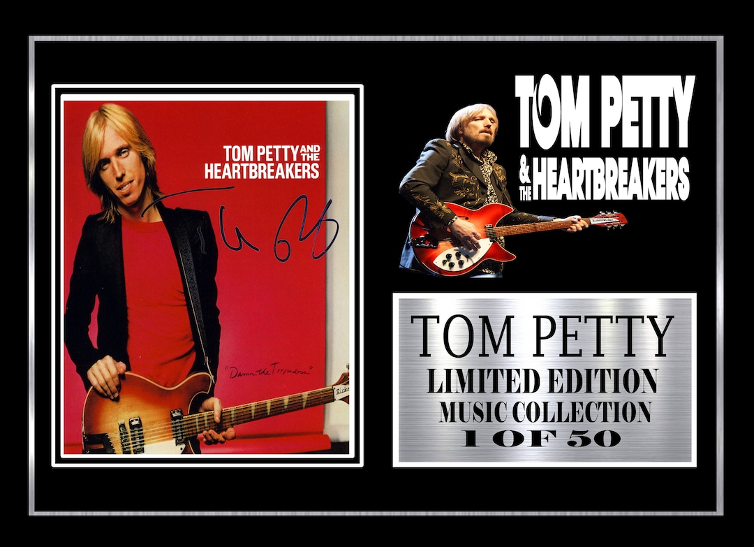 TOM PETTY Signed Mount - Etsy