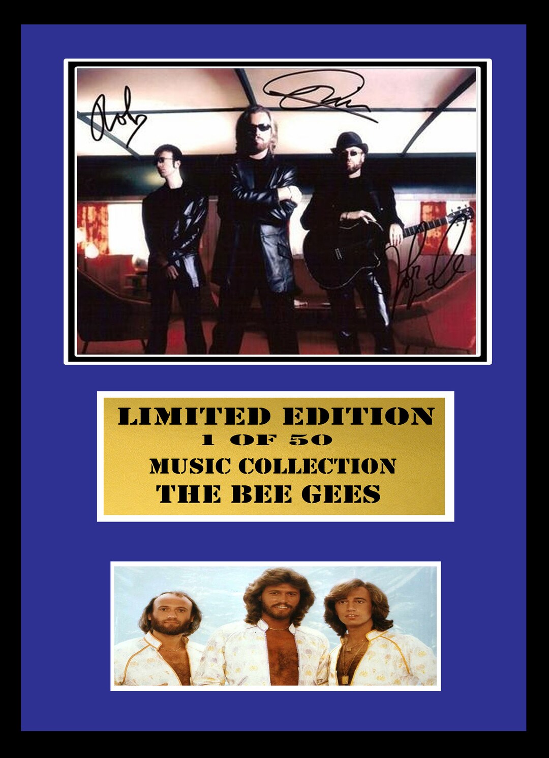 The Bee Gees Signed Mount - Etsy