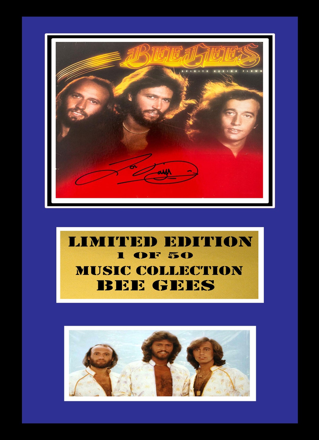 Bee Gees Signed Mount - Etsy