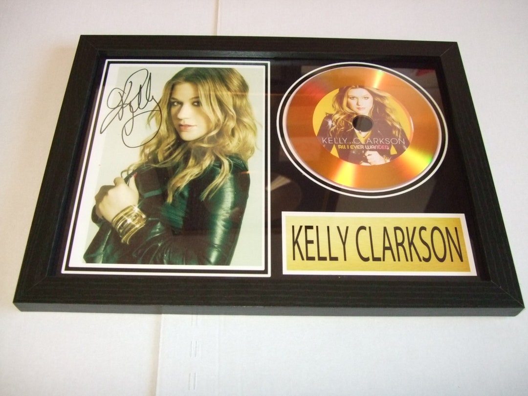 Kelly Clarkson Signed Mount Framed - Etsy